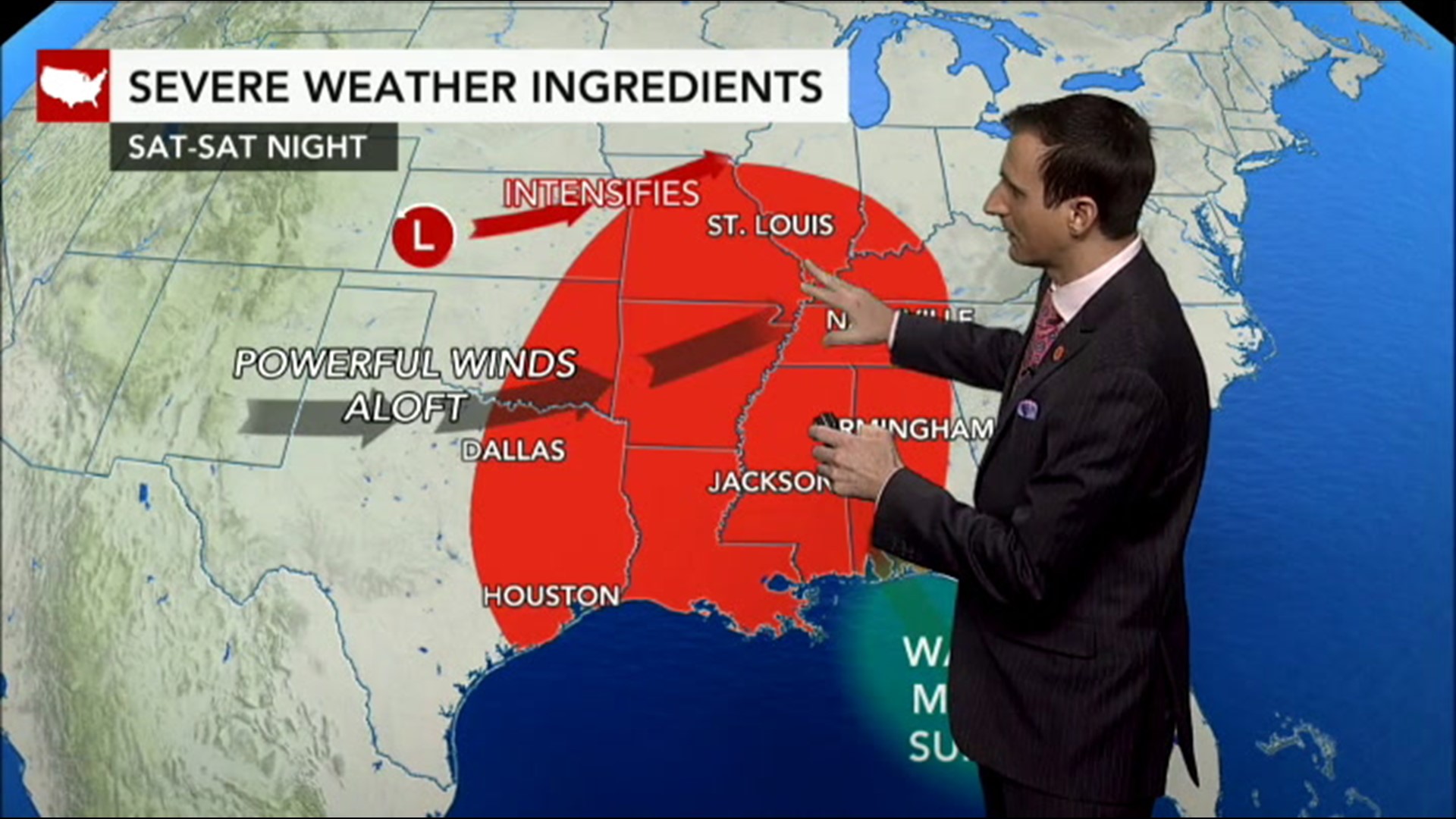 Southern US on alert for another round of severe thunderstorms ...