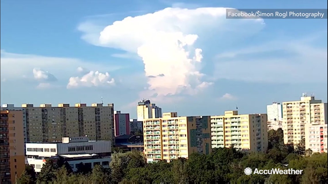 Billowing storm explodes in the distance | 11alive.com