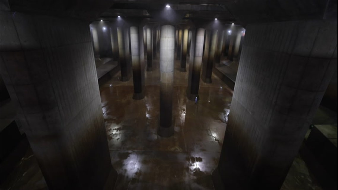 Massive underground complex protects Tokyo from flooding | 11alive.com