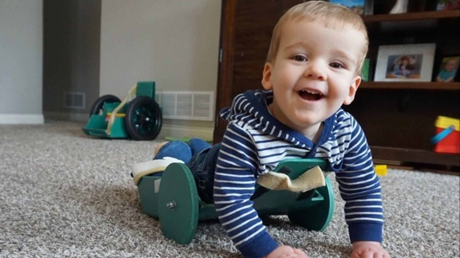 Parents invent 'The Frog' device for son with disability | 11alive.com