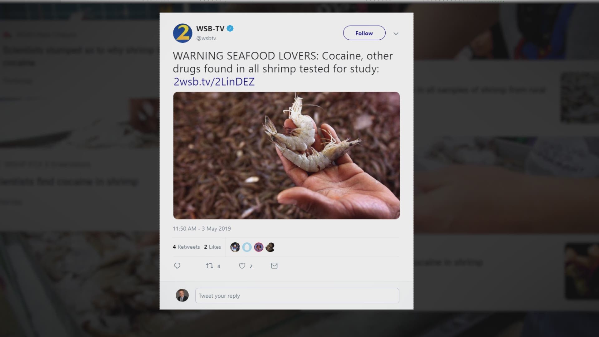 VERIFY: Yes, cocaine was found in shrimp, but only in the U.K ...