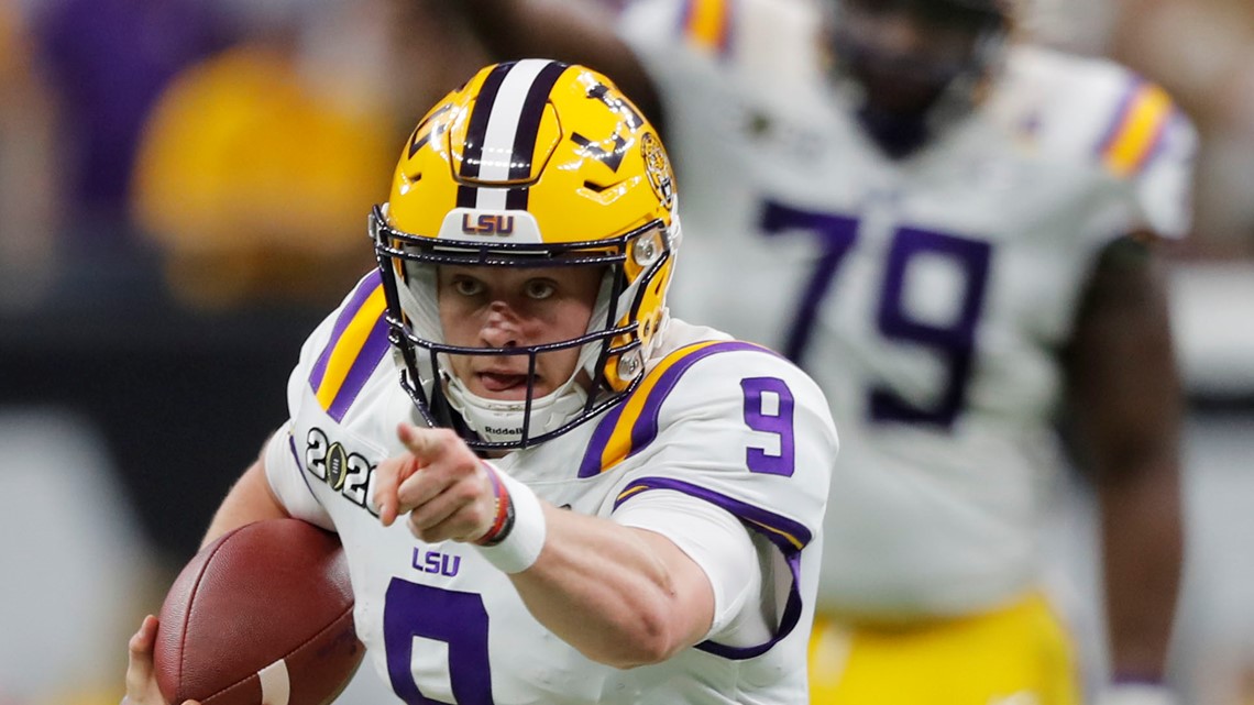 Joe Burrow, LSU beats Clemson for national championship, 42-25 ...