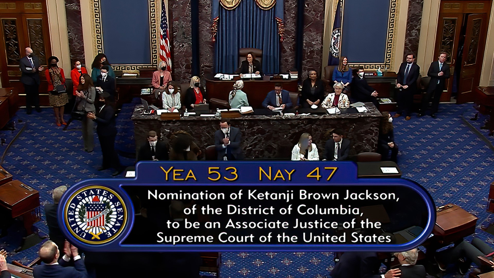 Senate votes to confirm Ketanji Brown Jackson to Supreme Court ...