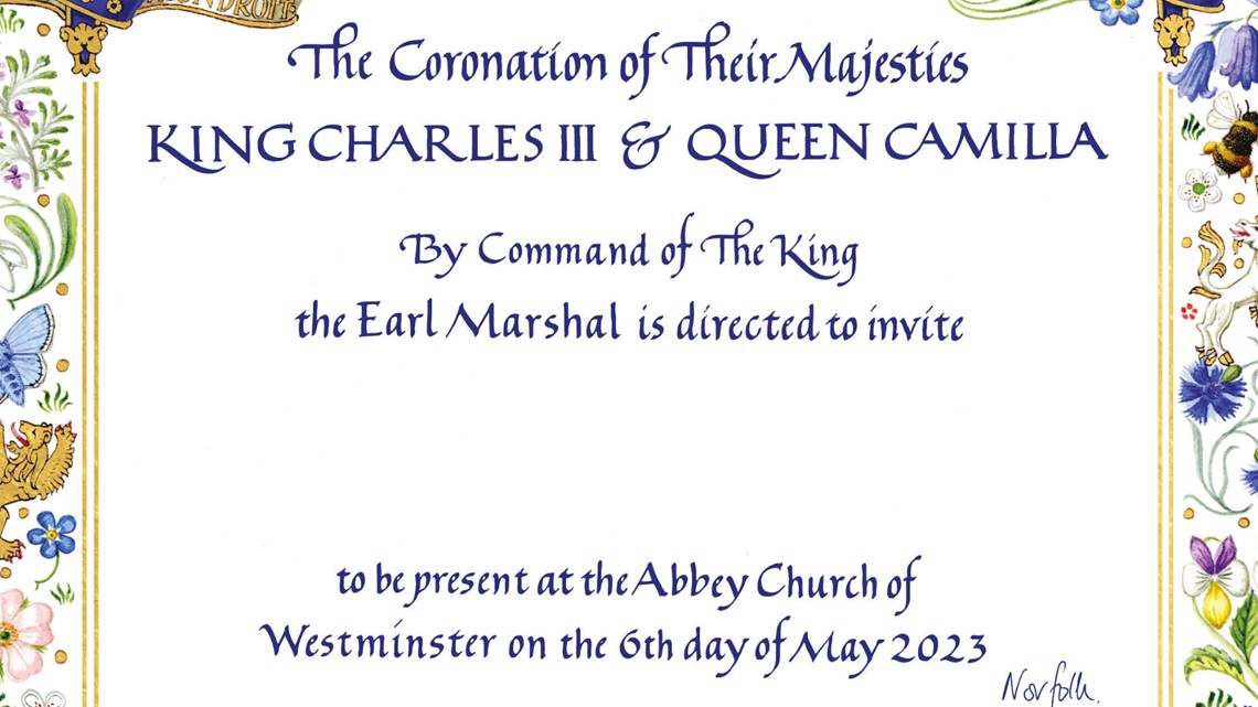 Queen Consort Camilla identified as Queen in coronation invites ...