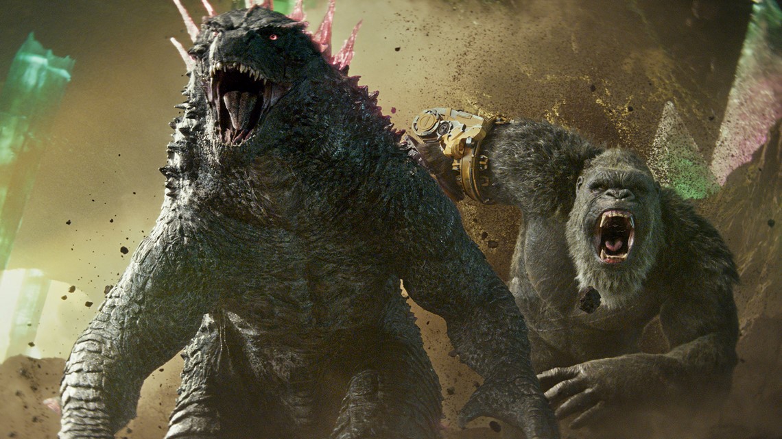 Weekend box office: 'Godzilla x Kong' roars to $80M opening | 11alive.com