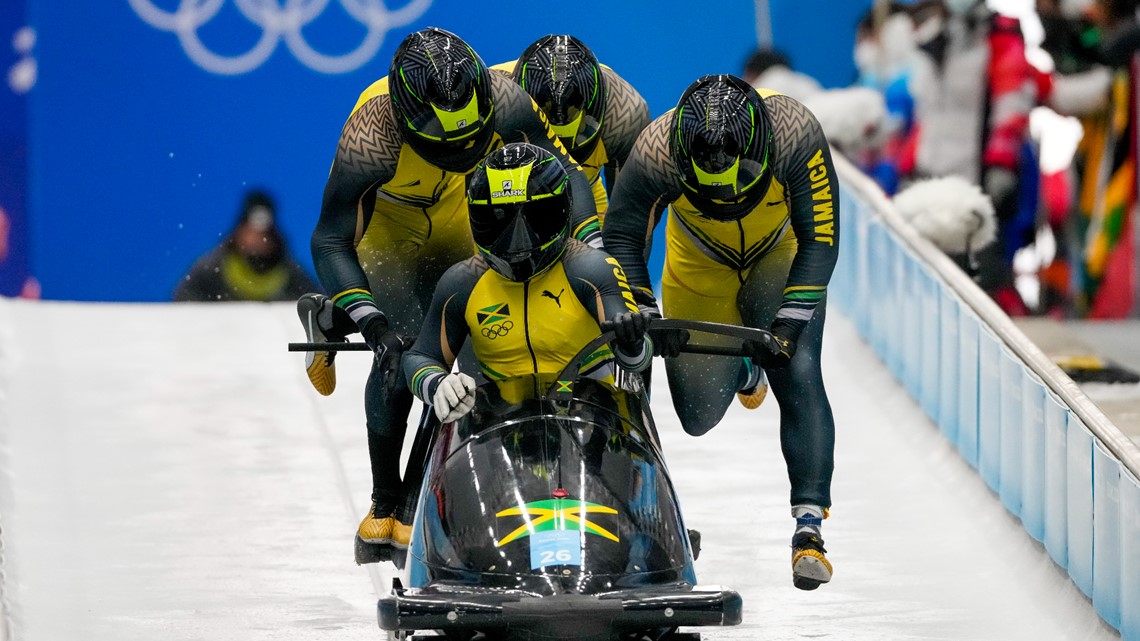 Watch: Jamaican bobsled team returns to Winter Olympics action ...