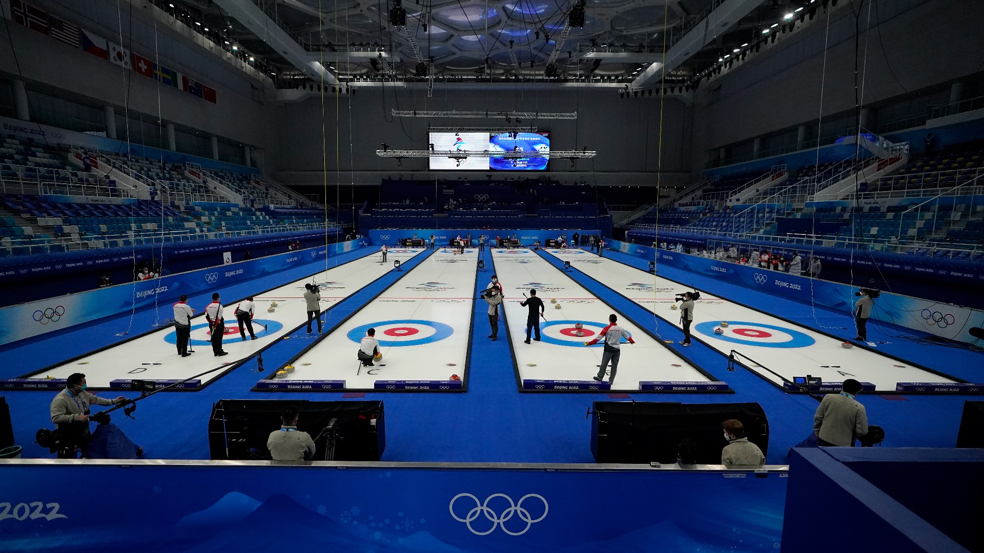 How Beijing turned Water Cube into Ice Cube for Olympics curling ...