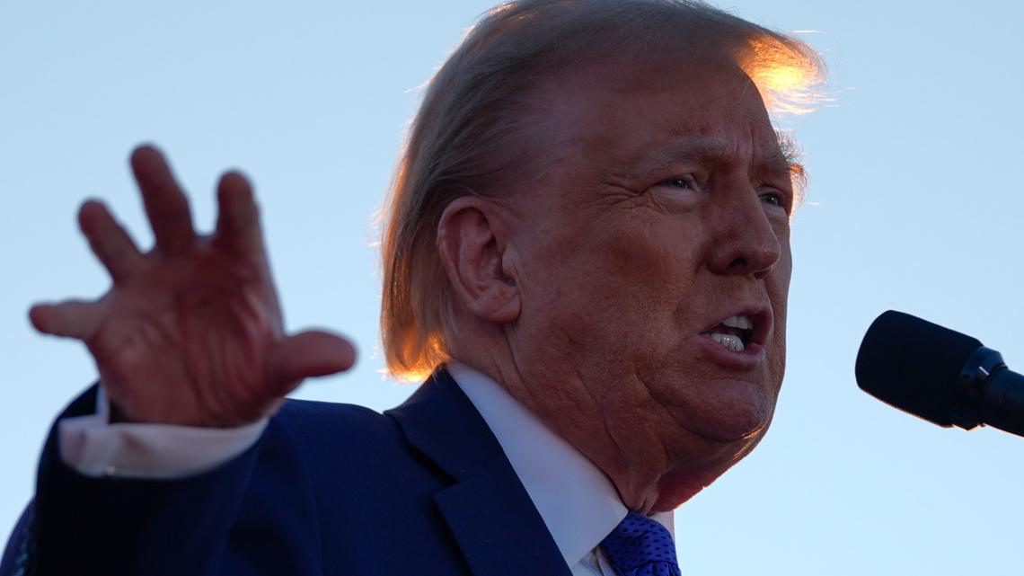 Trump praises Arnold Palmer for 12 minutes at Pennsylvania rally ...