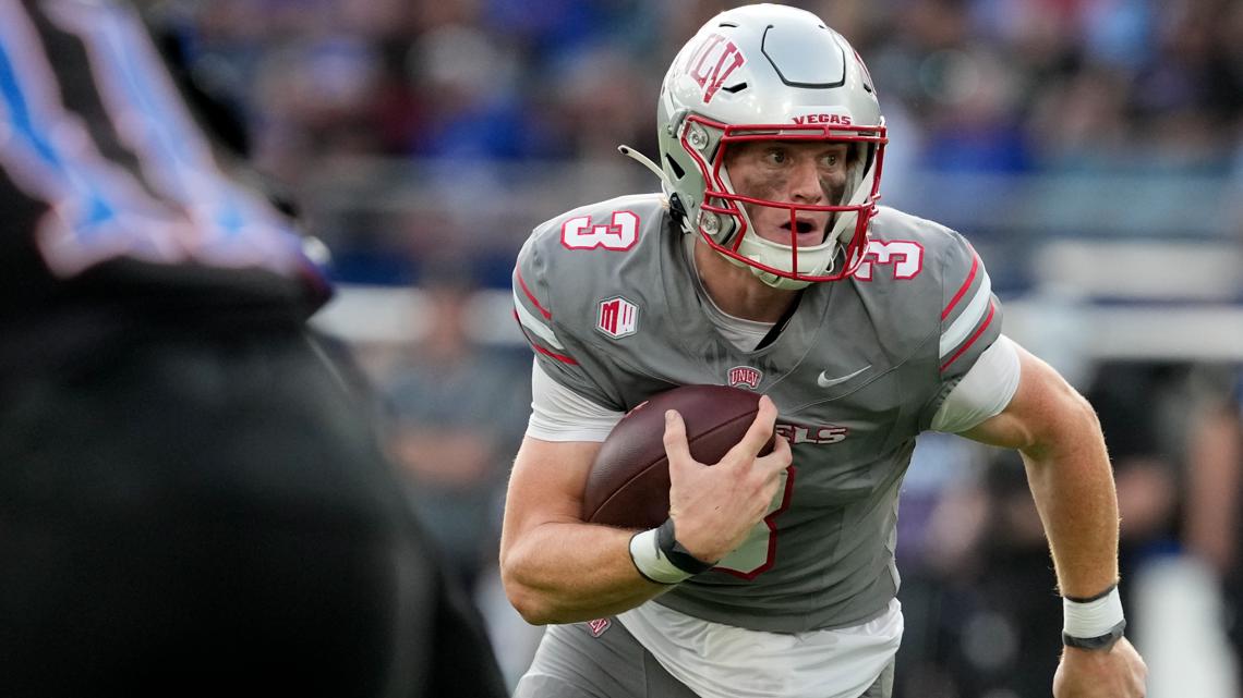 UNLV quarterback Matthew Sluka sitting out rest of 2024 season ...