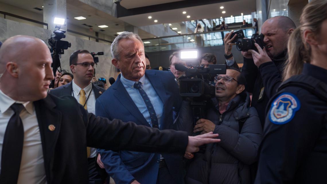 RFK Jr. meets with senators as questions swirl about his nomination to ...