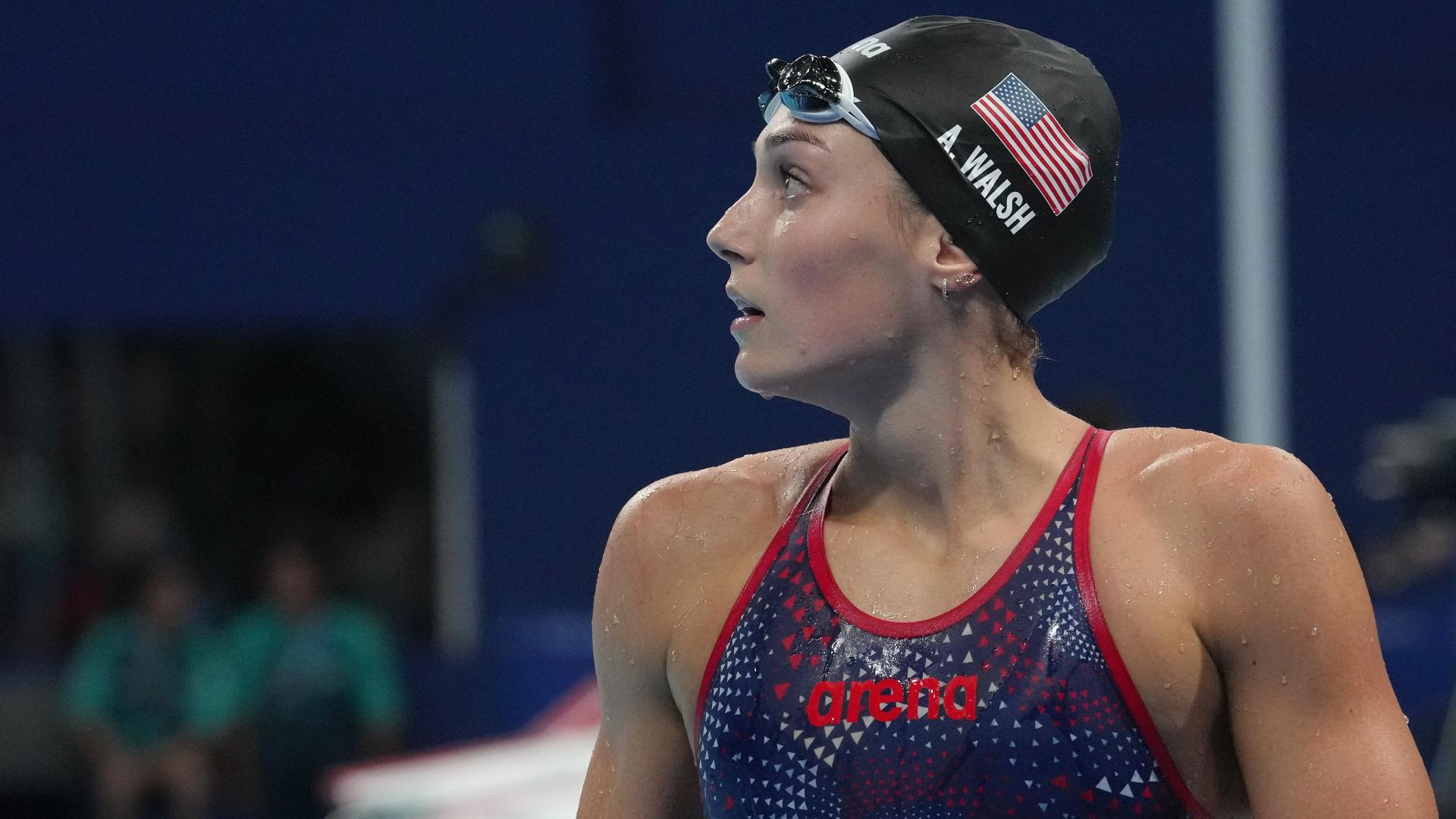 US swimmer Alex Walsh disqualified from bronze medal | 11alive.com
