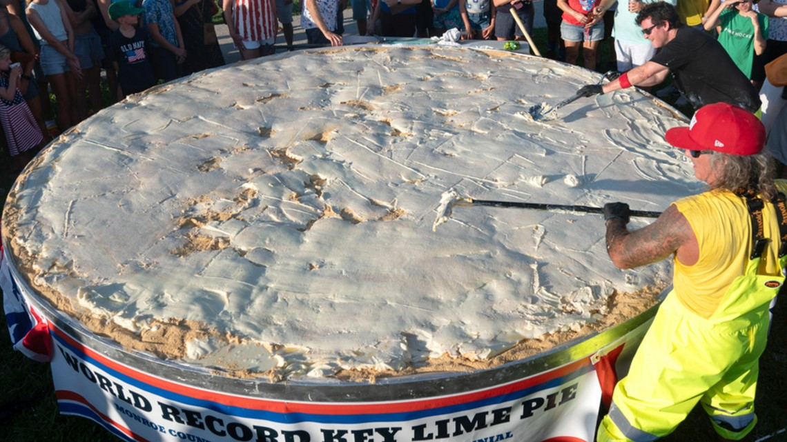 Florida Keys celebrate birthday with giant Key lime pie | 11alive.com