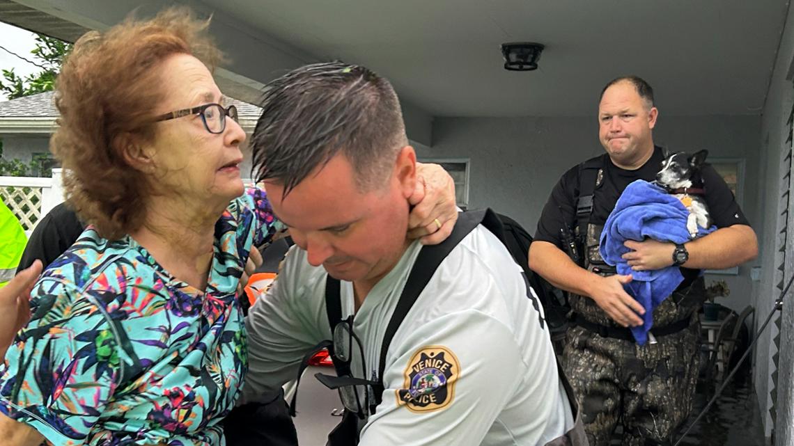 Helene's flooding prompts several rescue missions in southern US ...