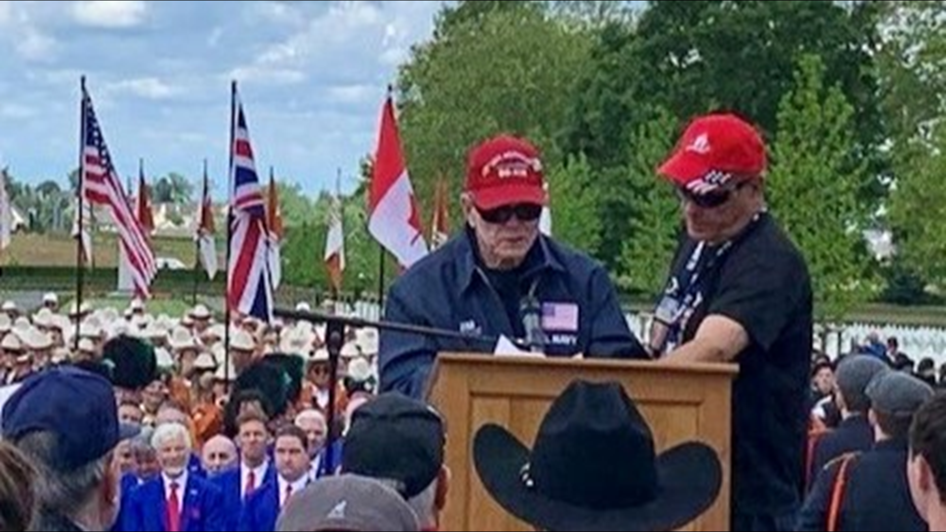 Jim Clermont, D-Day survivor, honored in Alexandria at age 100 ...