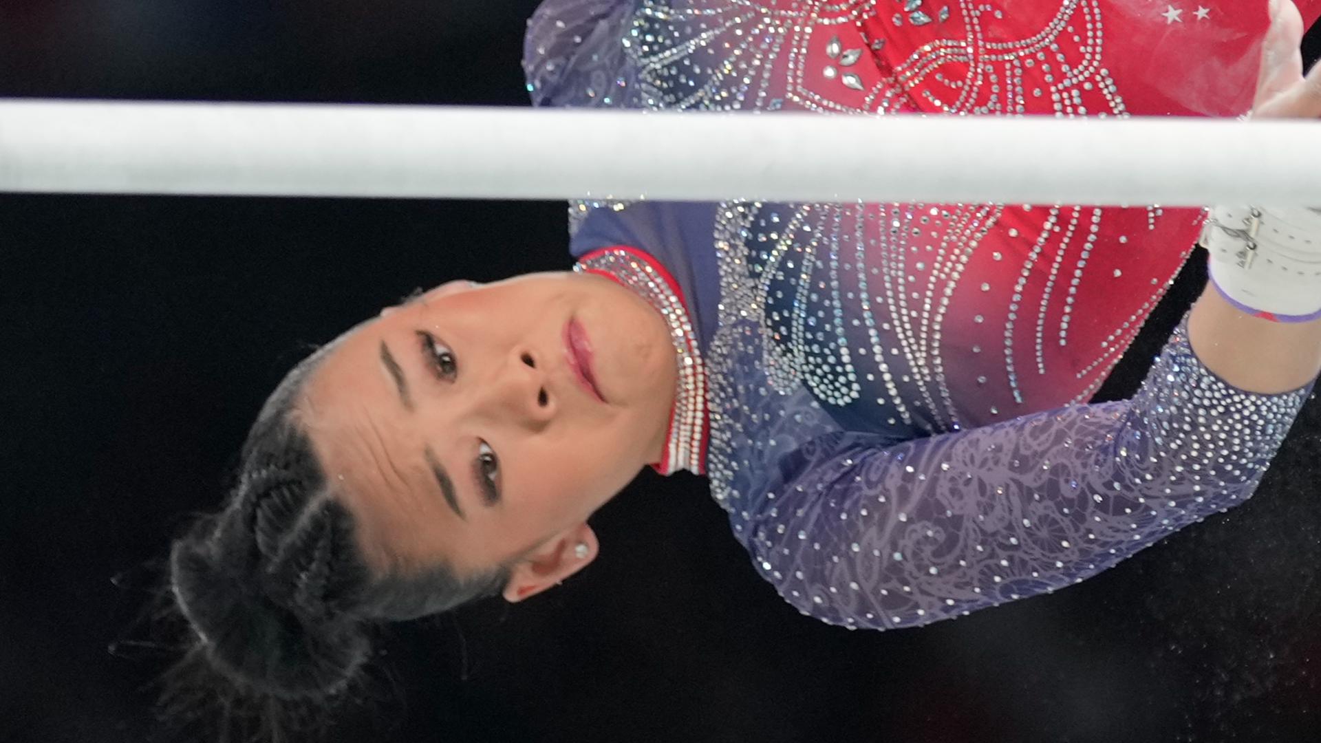 WATCH: Suni Lee's 2024 all-around bars routine | 11alive.com
