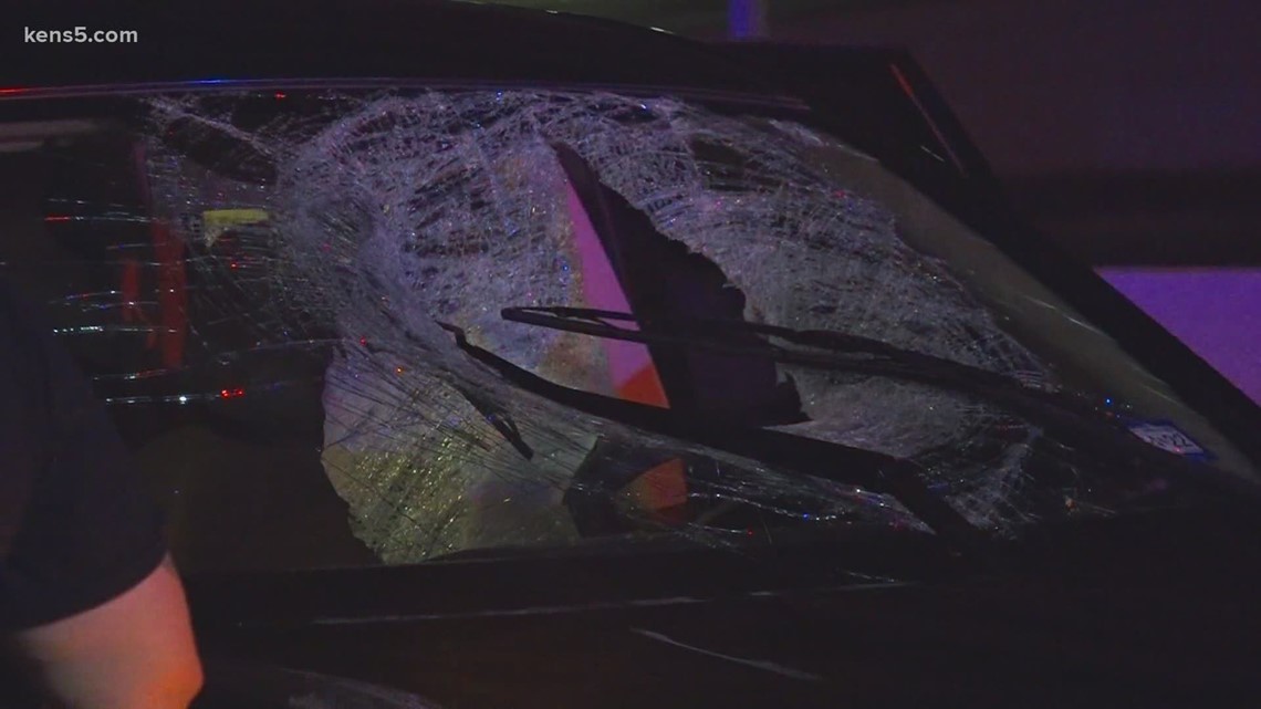 Woman undergoes surgery after cinder block falls into car while driving ...
