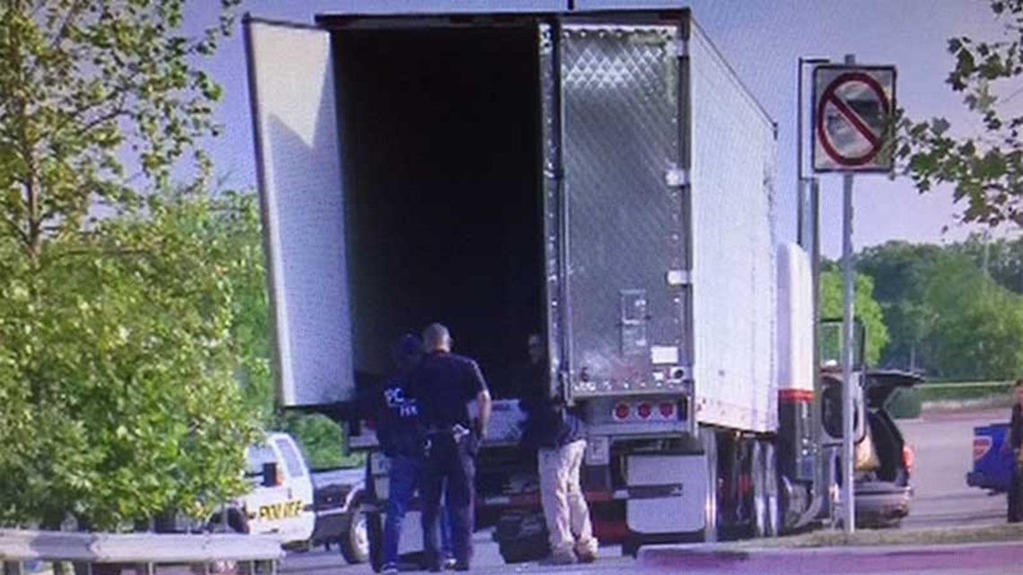 Smuggling survivors took turns breathing through hole in hot truck ...