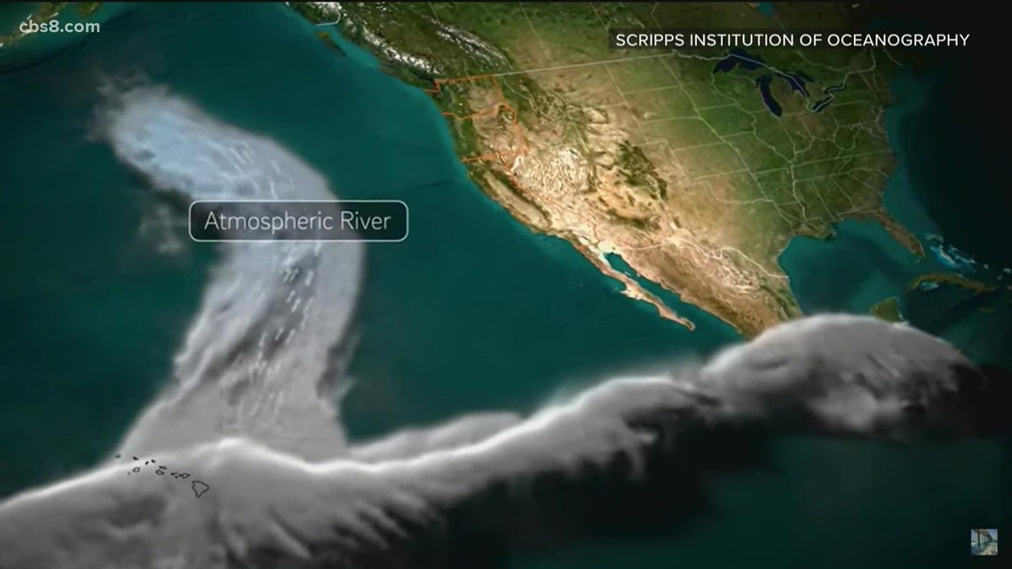 Level 3 atmospheric river to hit San Diego. When was the last time the ...