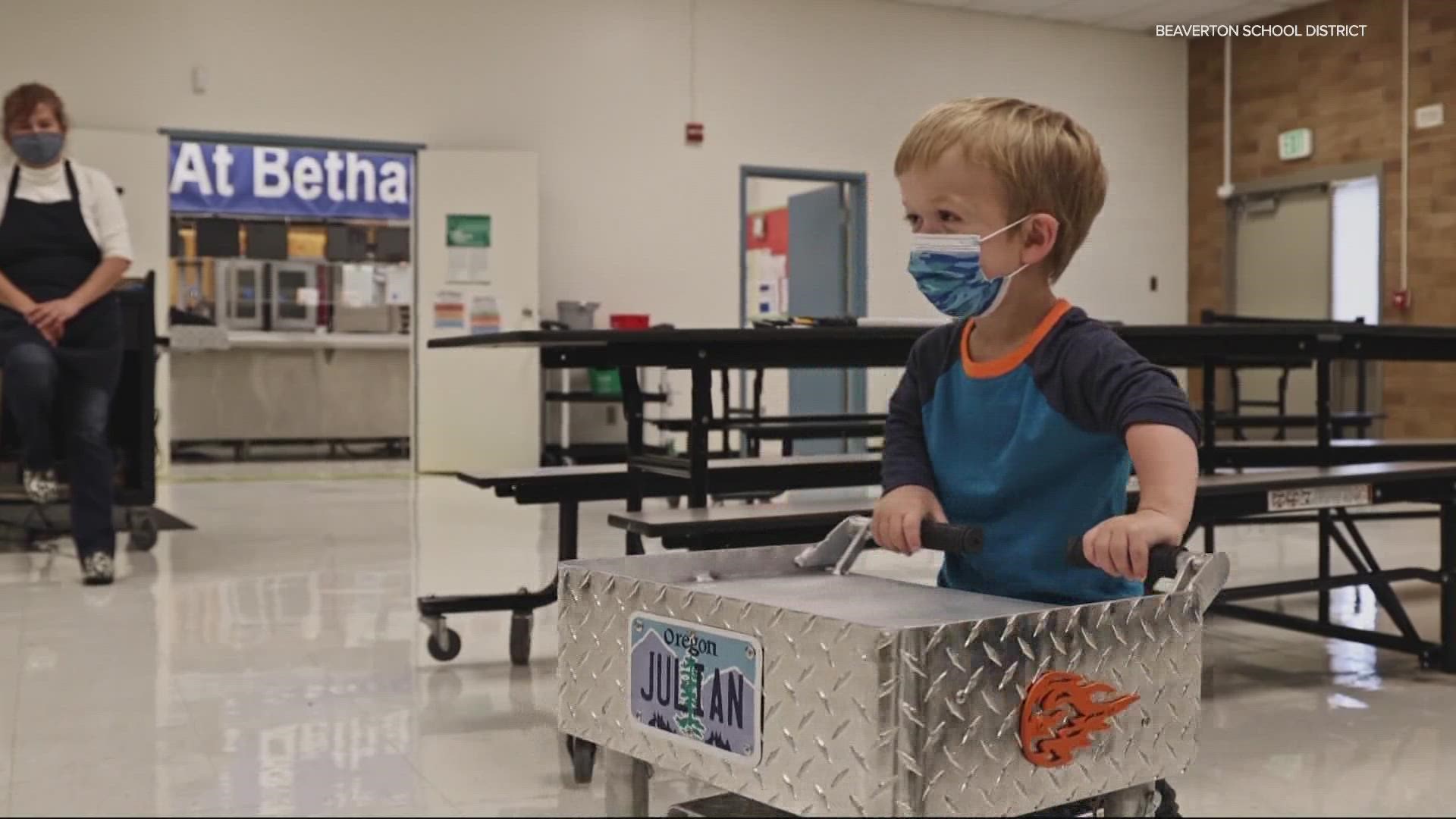Beaverton lunch worker has custom cart made for student in need ...