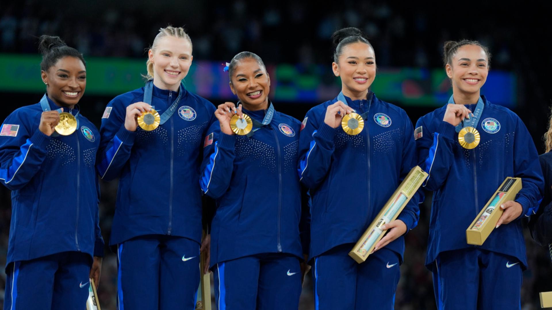 Simone Biles reveals official team nickname after gold medal win ...