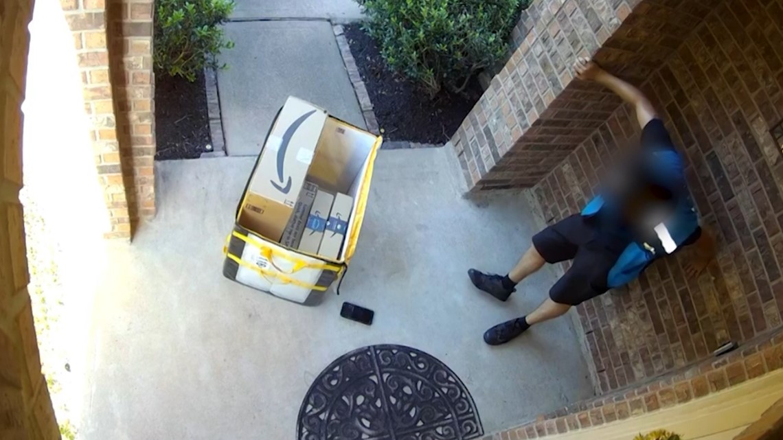 Amazon delivery driver overcome by heat | 11alive.com