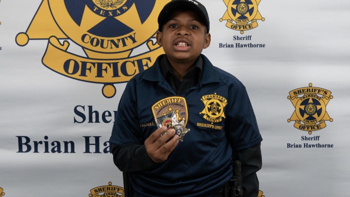 Boy battling cancer sworn in as honorary peace officer | 11alive.com
