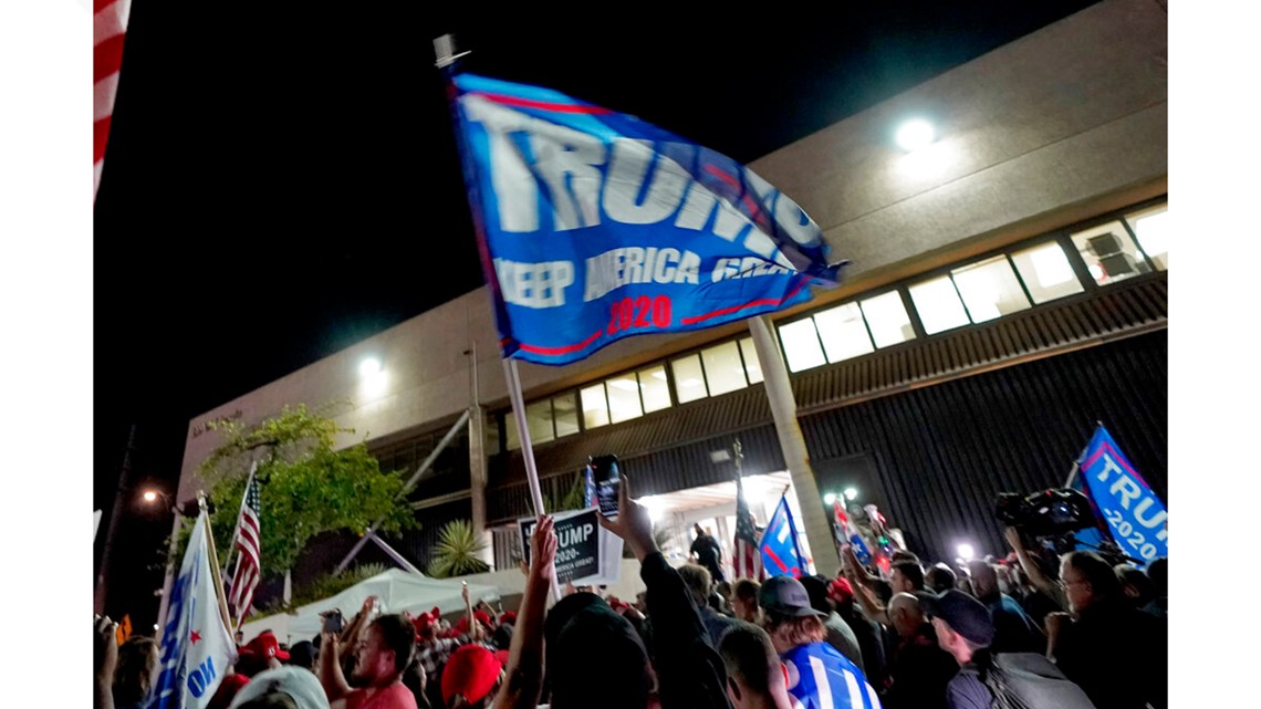 Arizona protest outside of election office | 11alive.com