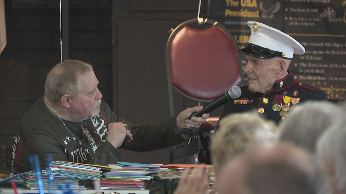 World War II veteran celebrates milestone birthday | 11alive.com