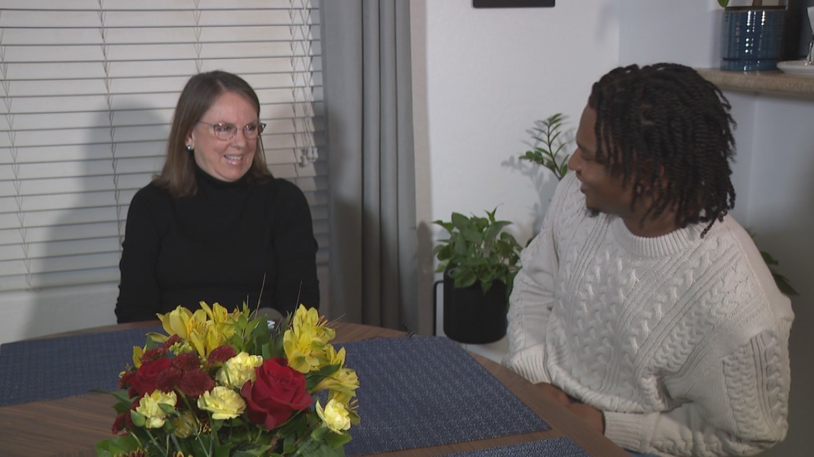 Wanda Dench and Jamal Hinton celebrate Thanksgiving together | 11alive.com