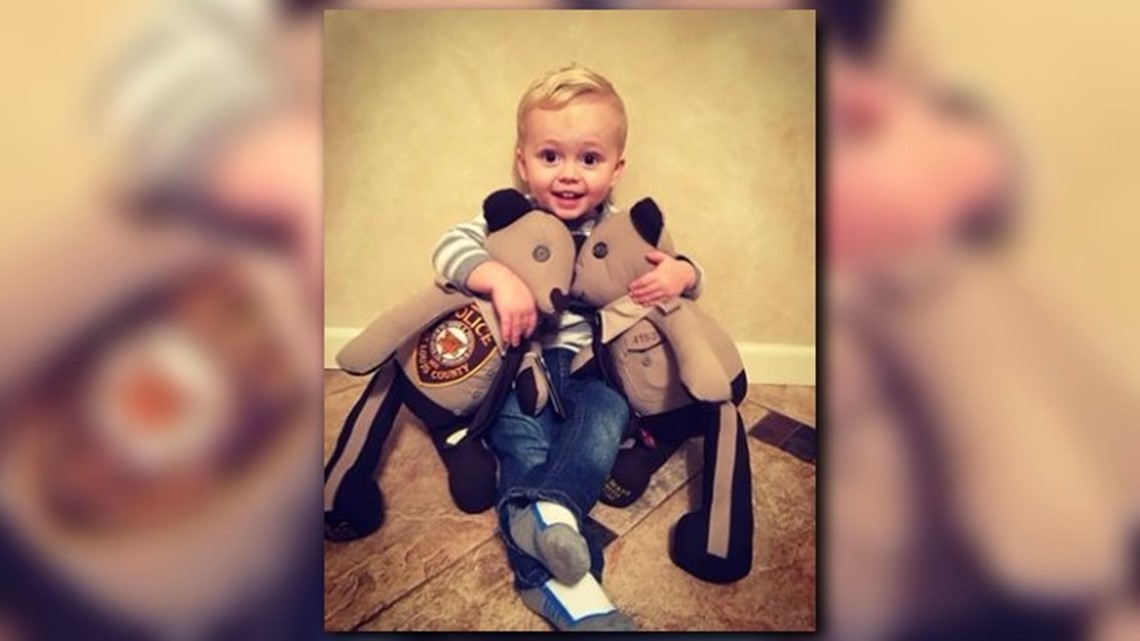 Officer Snyder's son gets bears made from his uniforms | 11alive.com