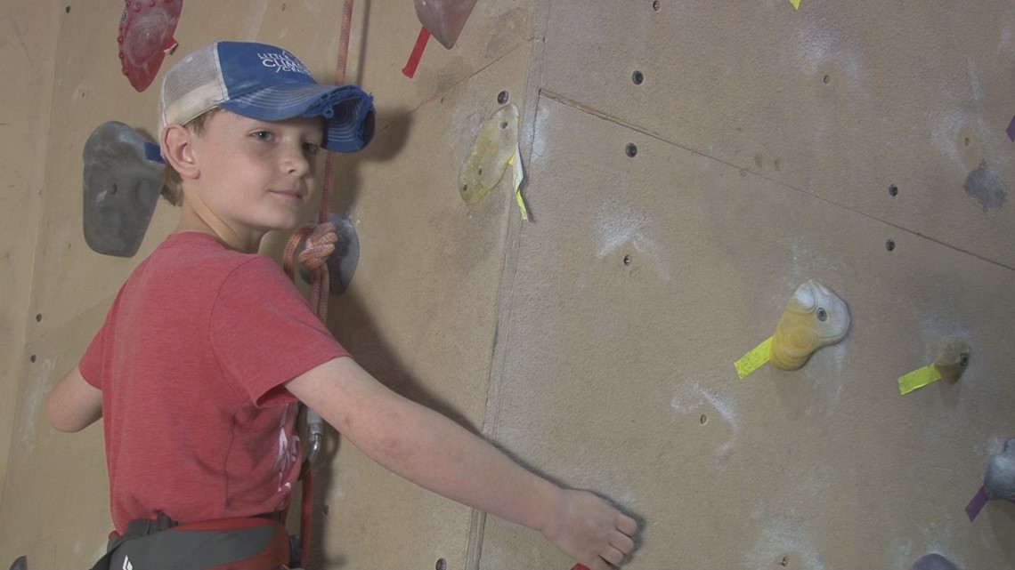 Young climber rising above the competition | 11alive.com