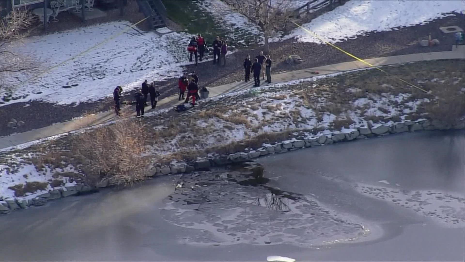 Colorado boy dies after he, 3 others fell through ice into lake ...