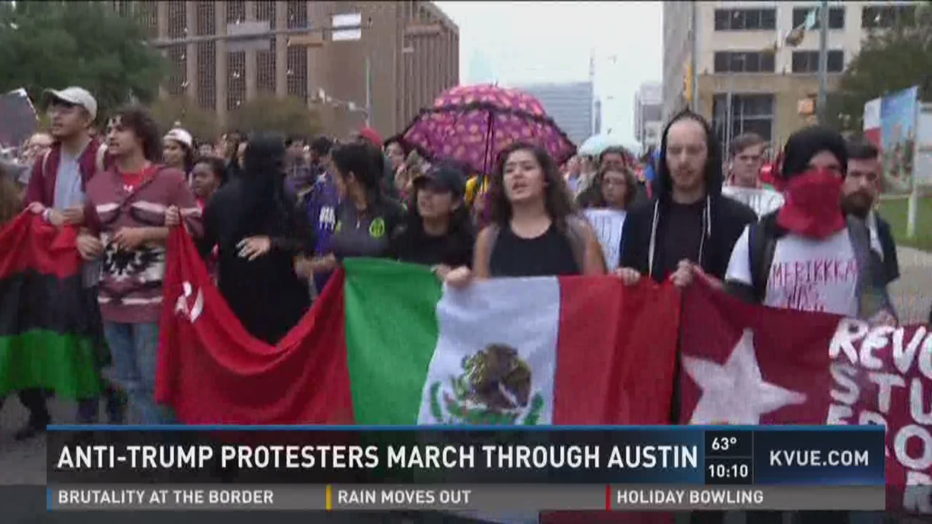Anti-Trump protests move through Downtown Austin | 11alive.com