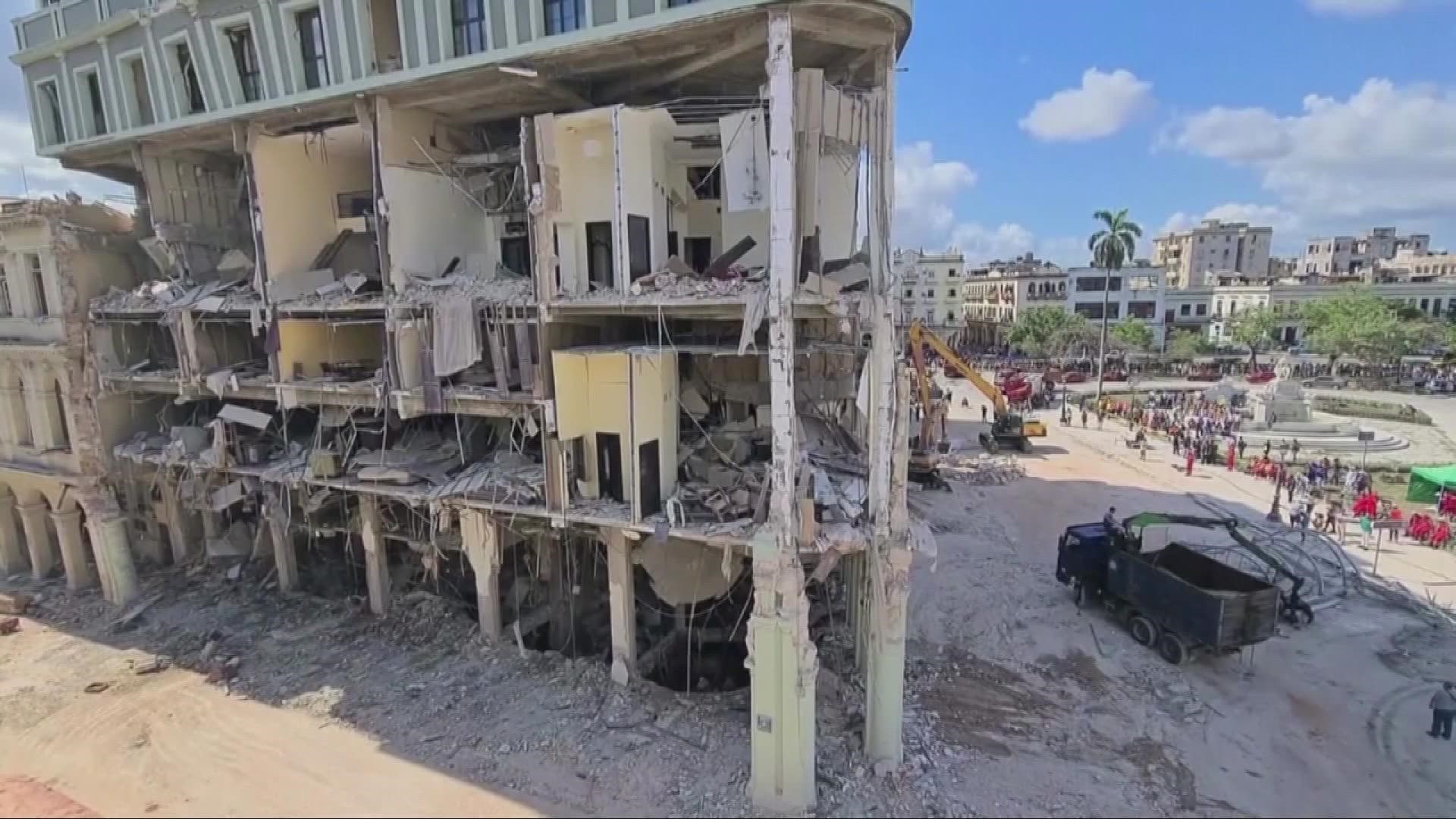 Deadly explosion at Cuba hotel, at least 30 killed | 11alive.com