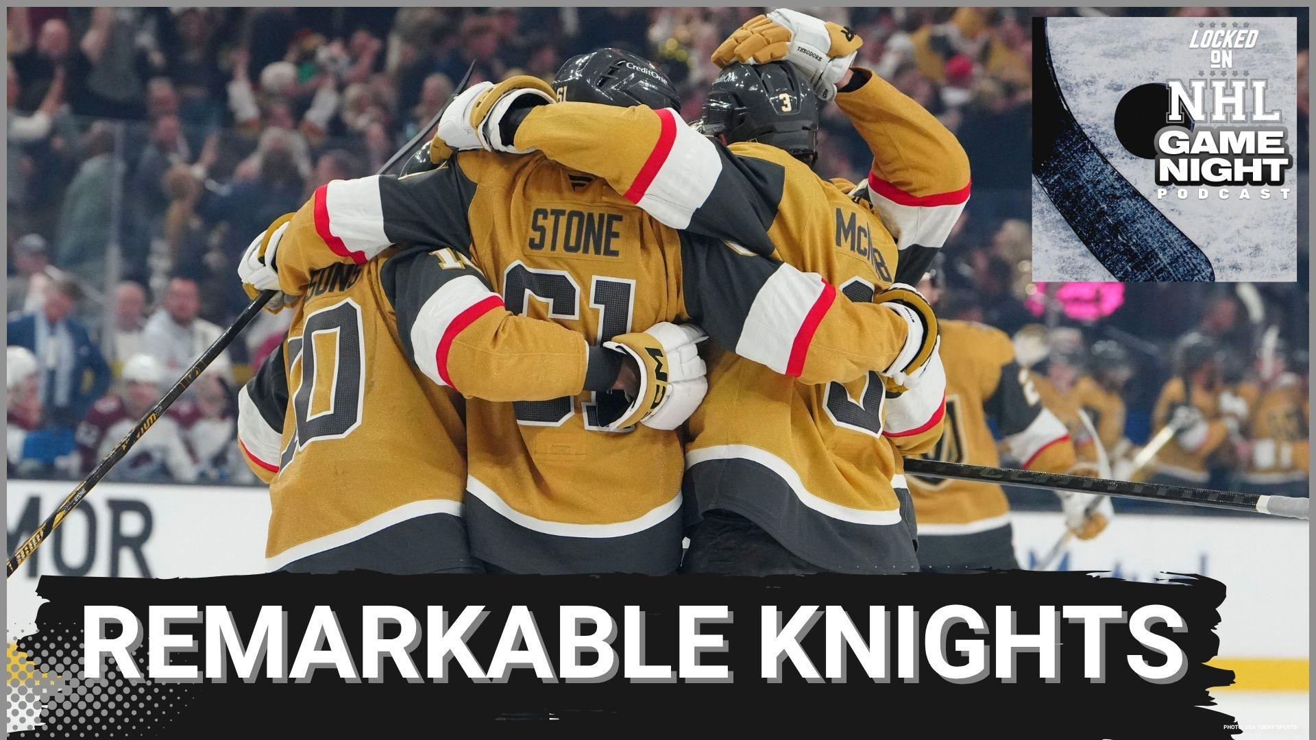 GAME NIGHT: Vegas's REMARKABLE run, Avalanche season SNOWBALLS, Major ...