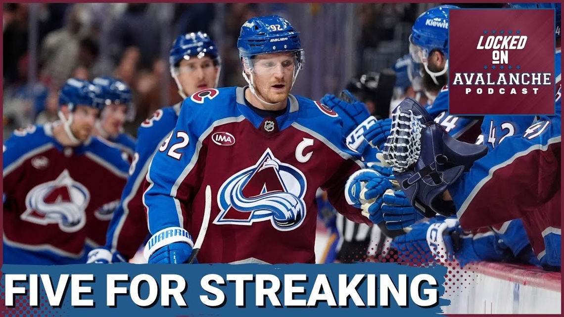 Avalanche Pull Away Late, Extend Win Streak to Five With Victory Over ...