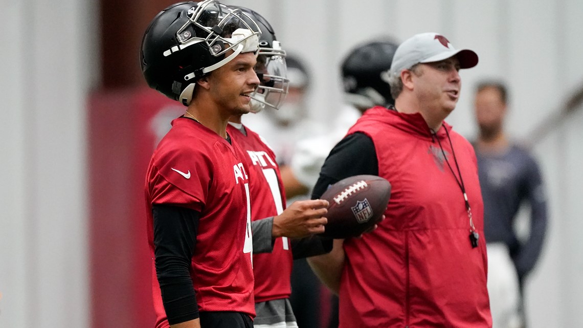 Should Desmond Ridder be QB1 for the Falcons? | ATL Day Ones | 11alive.com