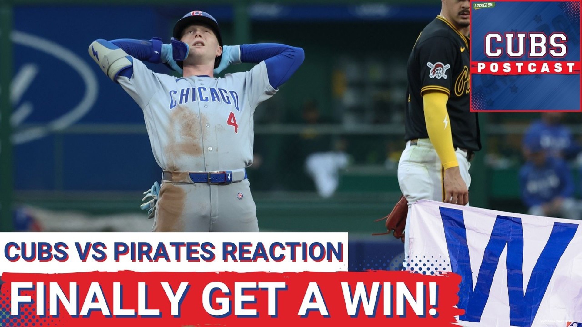 CUBS POSTCAST: The Chicago Cubs losing streak is FINALLY OVER! Cubs win ...