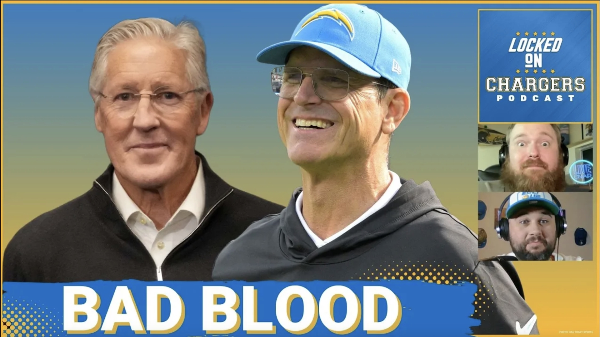 Rivalry Reignited: Pete Carroll and Chargers Coach Jim Harbaugh Have ...