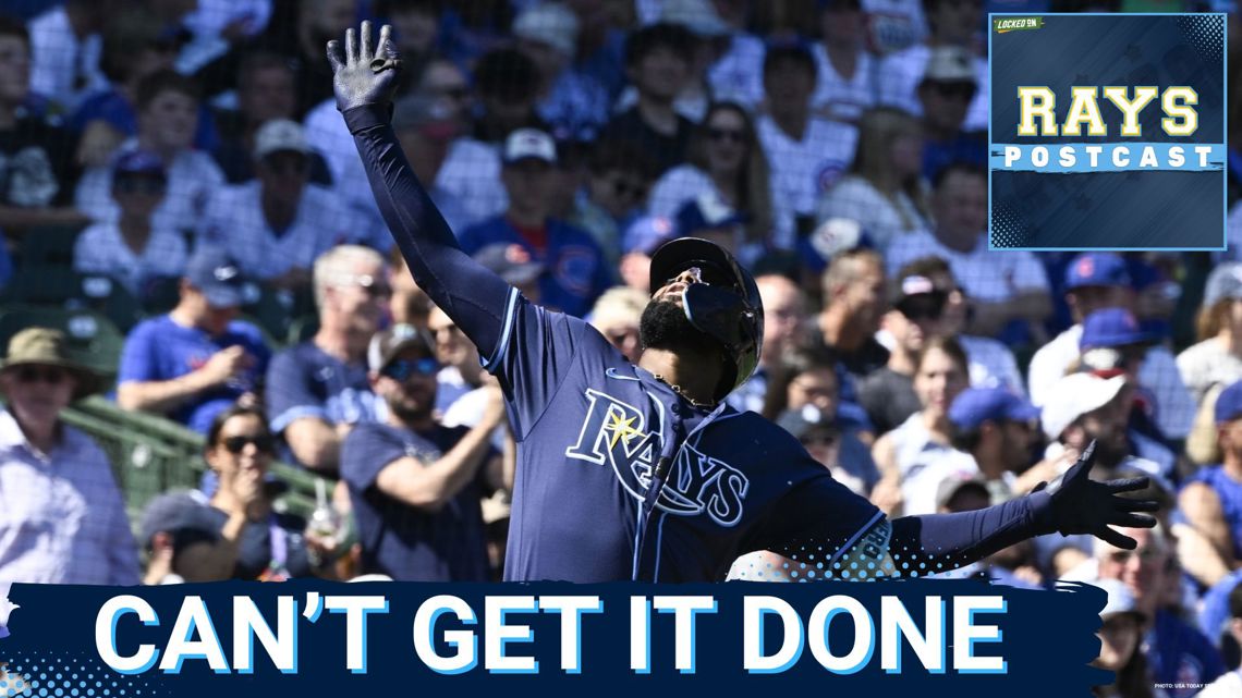 RAYS POSTCAST: Tampa Bay Rays CAN'T FINISH IT OFF vs the Chicago Cubs ...