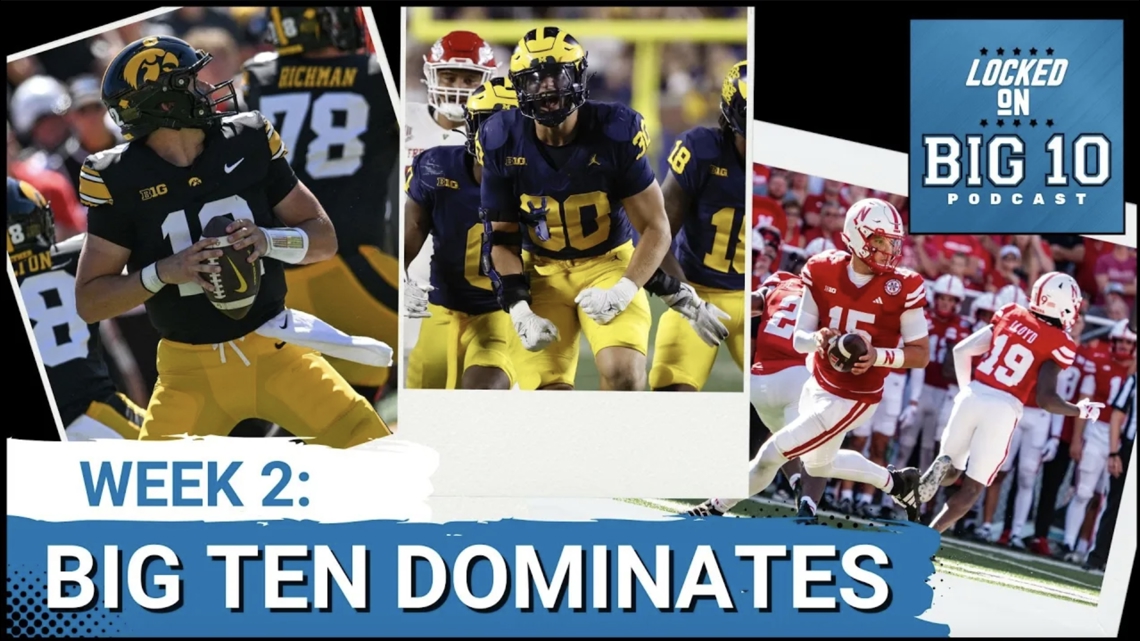 Iowa, Michigan, Nebraska Dominate Week 2 College Football Schedule; Cy ...