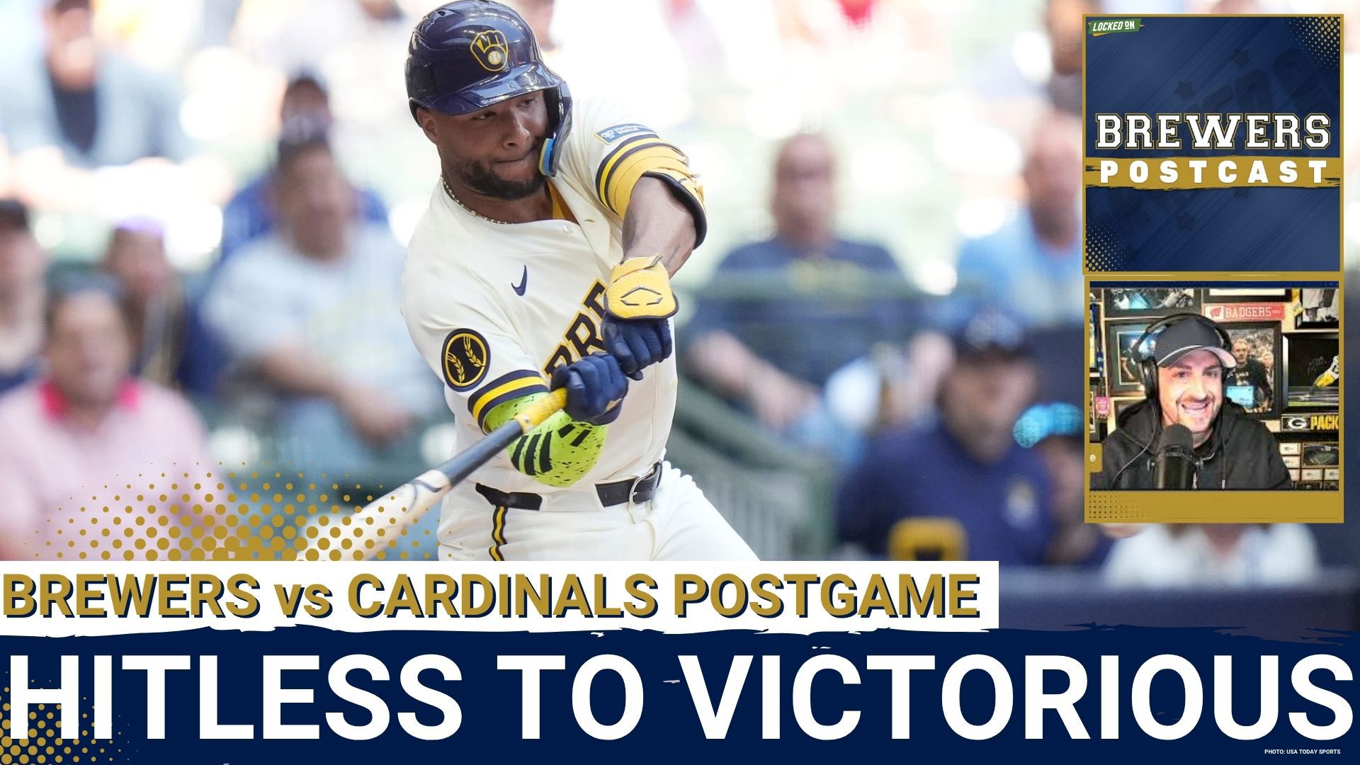 BREWERS POSTCAST: Brewers Steal WILD Win vs St. Louis | From Hitless to ...