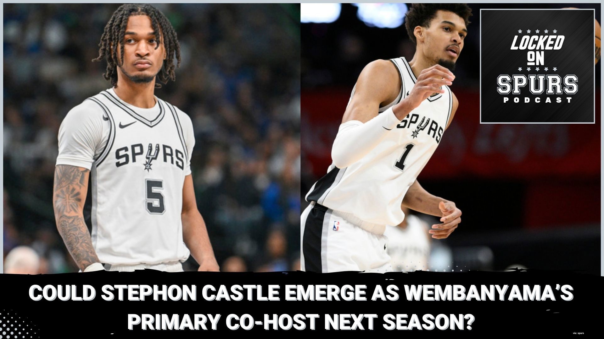 Can San Antonio Spurs' Stephon Castle emerge as Wembanyama's primary co ...