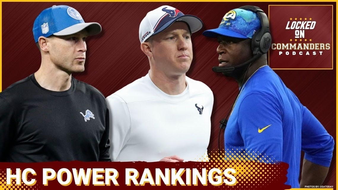 Washington Commanders Head Coach Update & Power Ranking Ben Johnson ...