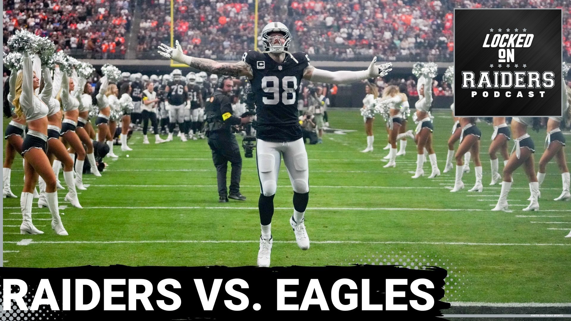 Las Vegas Raiders and Philadelphia Eagles, two teams both looking to ...