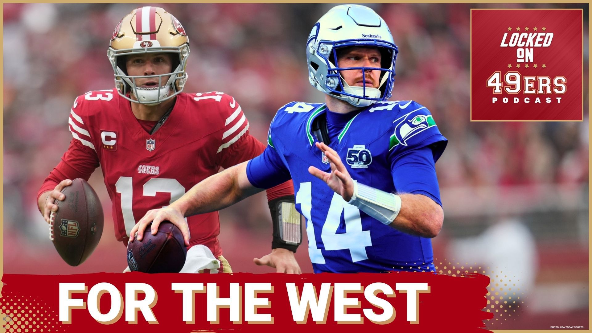MONUMENTAL: 49ers and Seahawks for the West // RED HOT Brock Purdy vs ...