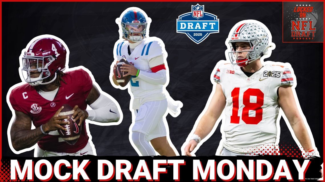 5 QBs selected in Keith's Pre-Combine 2025 NFL Mock Draft, Mason Graham's stock is falling ...