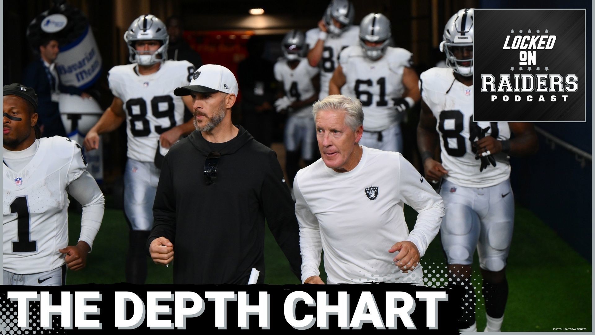 Las Vegas Raiders first unofficial depth chart indicates that ...