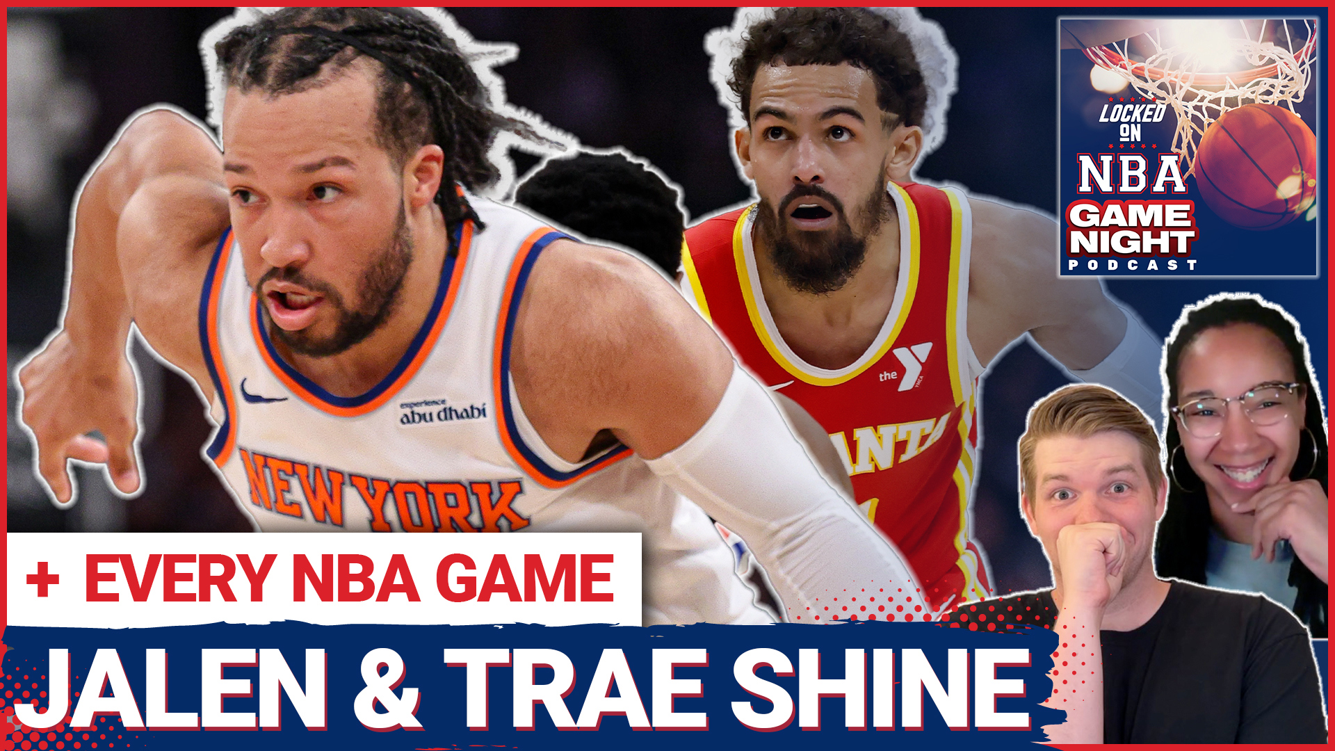 How Jalen Brunson & Trae Young CLUTCHED Wins for Their Teams + Trail ...