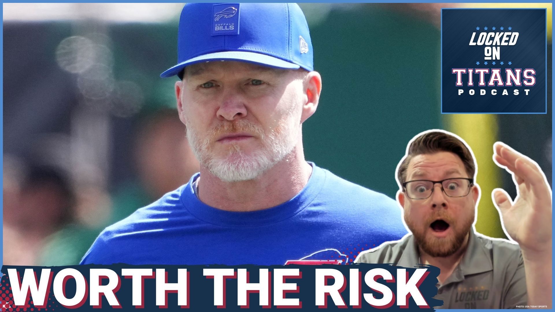 Sean McDermott WORTH THE RISK for Tennessee Titans & Matt Nagy vs ...